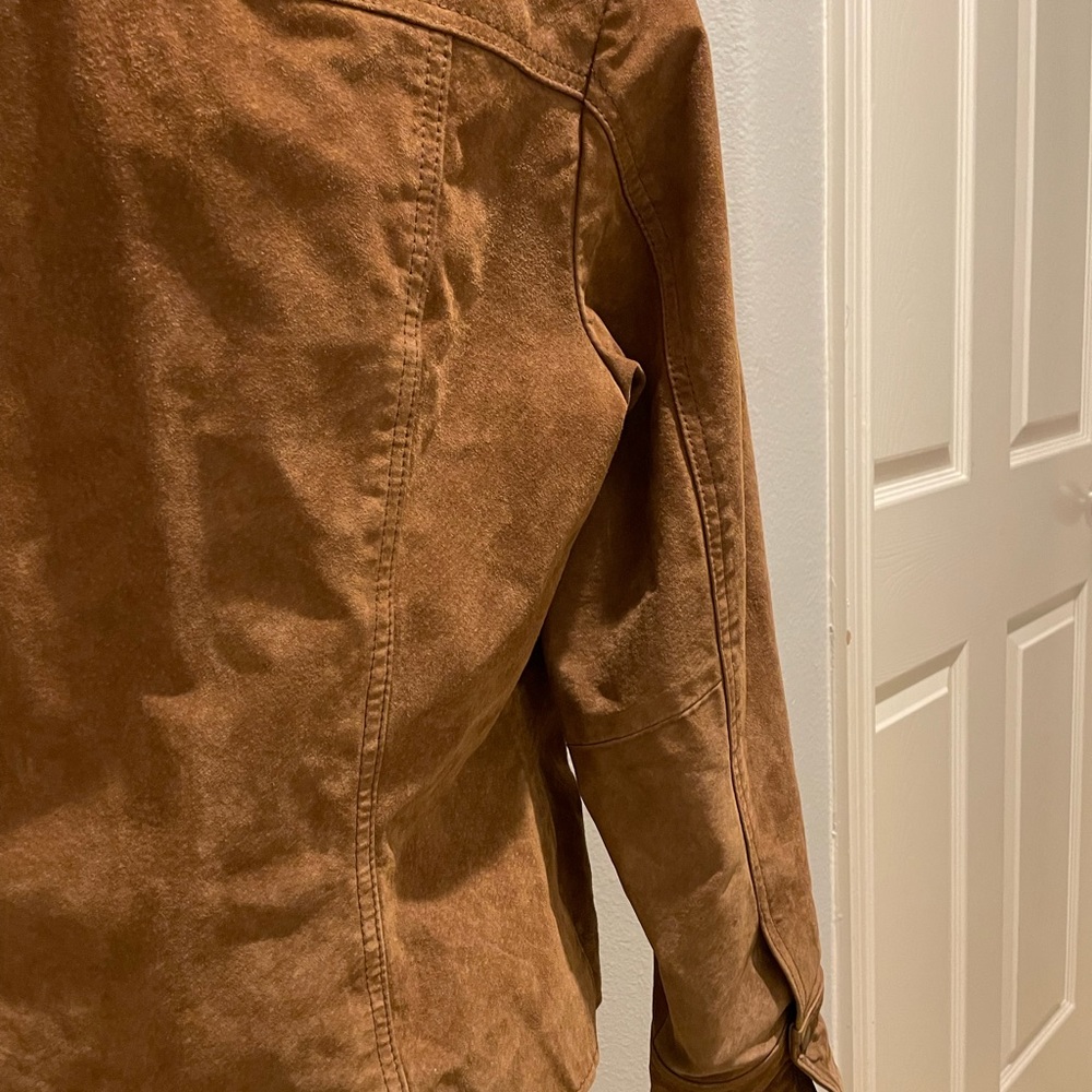 100% Leather, Gorgeous Light Brown Jacket. - Gem